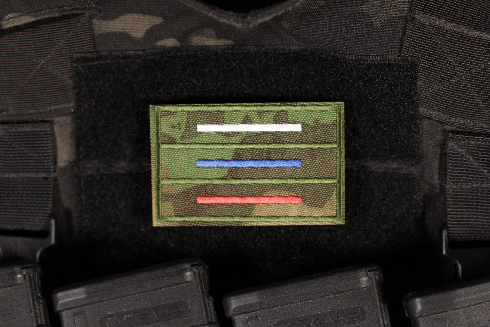 Russian Flag Tri Color Stripes Atacs FG MOX Camo Patch – PZW