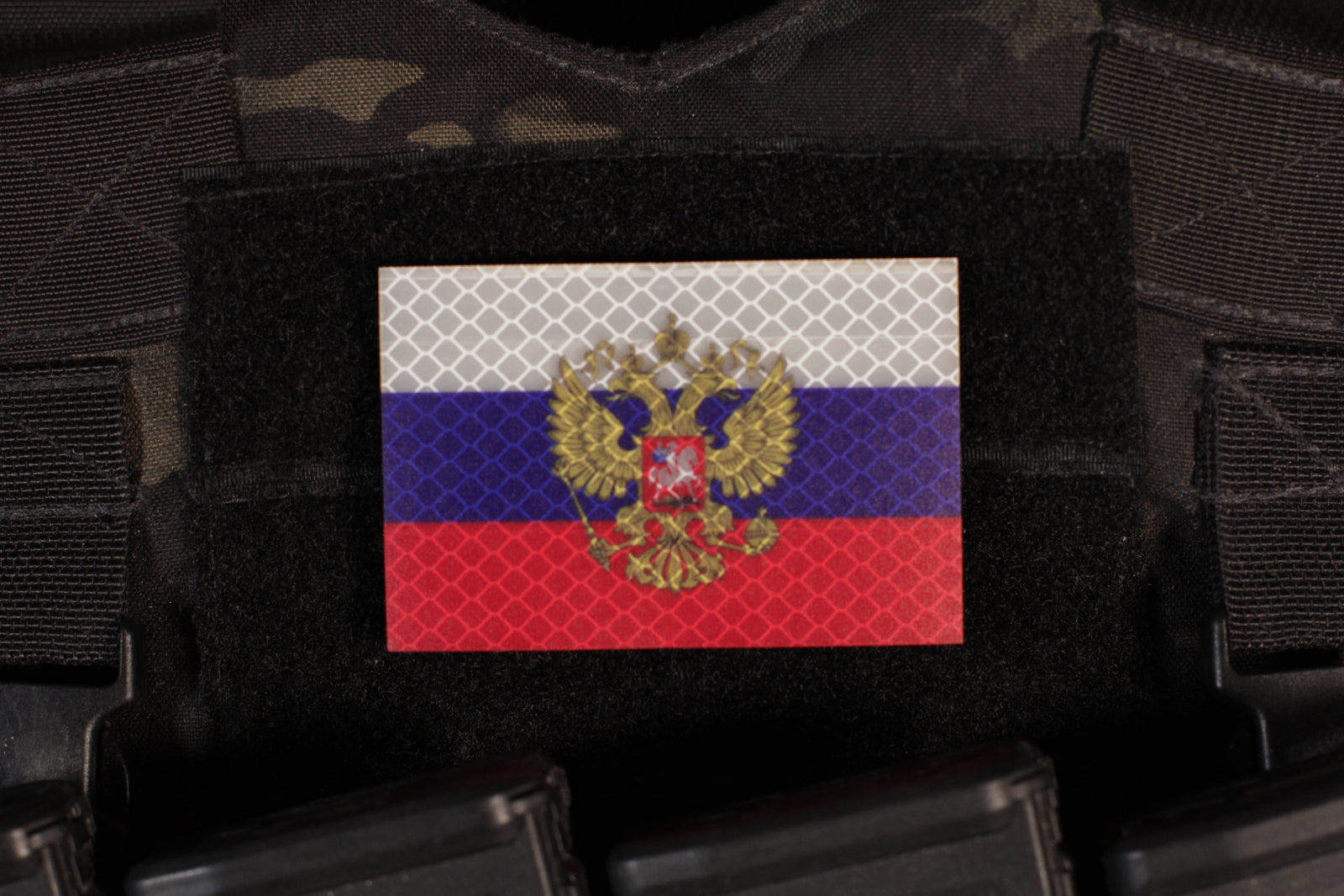 Russian Flag Coat Of Arms Reflective Patch – PZW